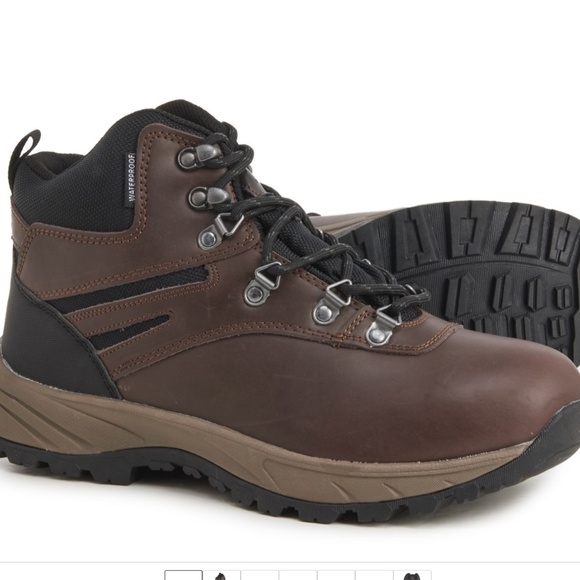 Eddie Bauer | Shoes | New Eddie Bauer Waterproof Leather Hiking Boots ...
